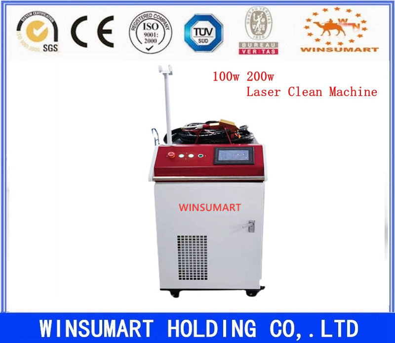 WINSUMART WR100 WR200 Fiber Laser Clean Machine With Rust Removal Function