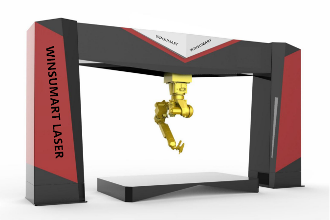 3D Robot Arm Gantry type 5 axis 7axis Fiber Laser Cutting Machine